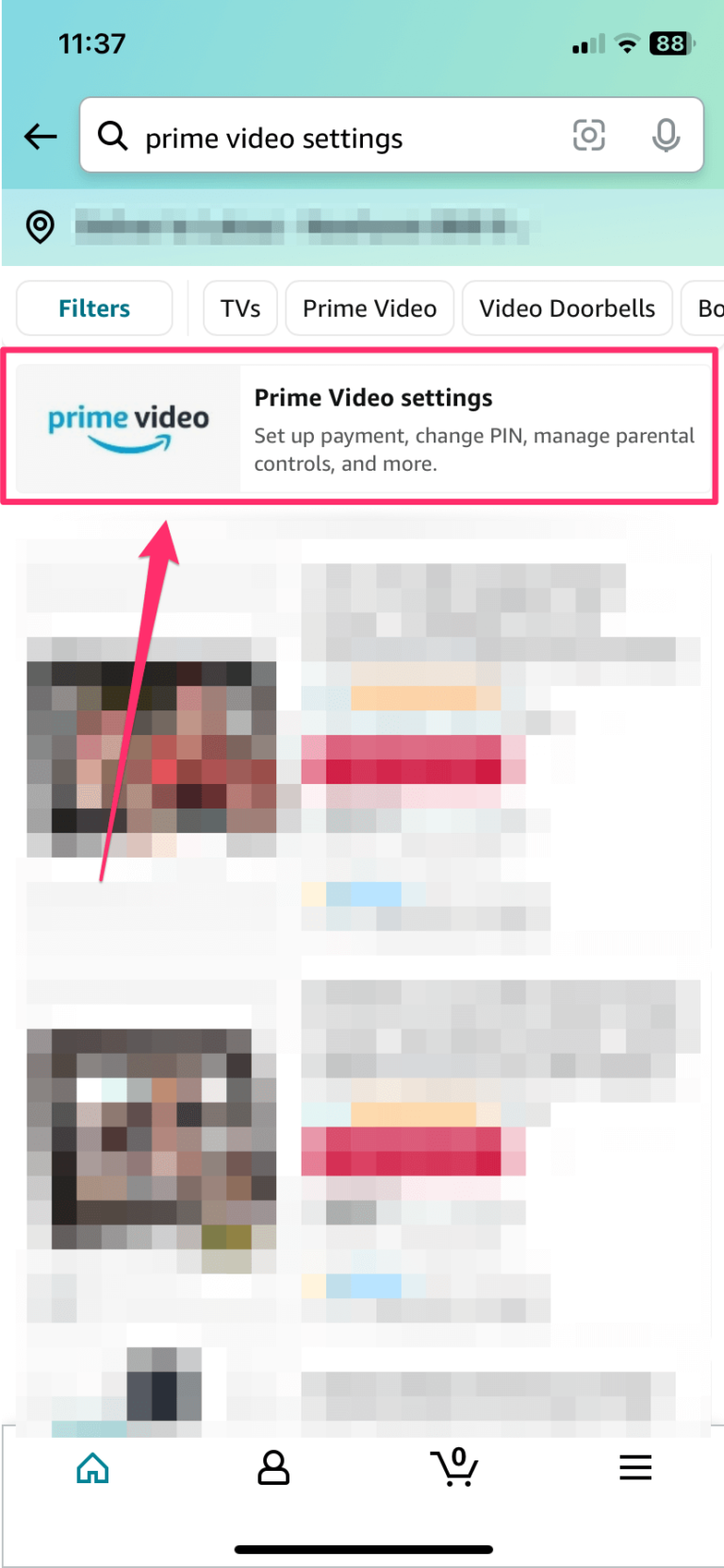 Step 3: Navigate to the ‘Restrictions’ tab under account settings.