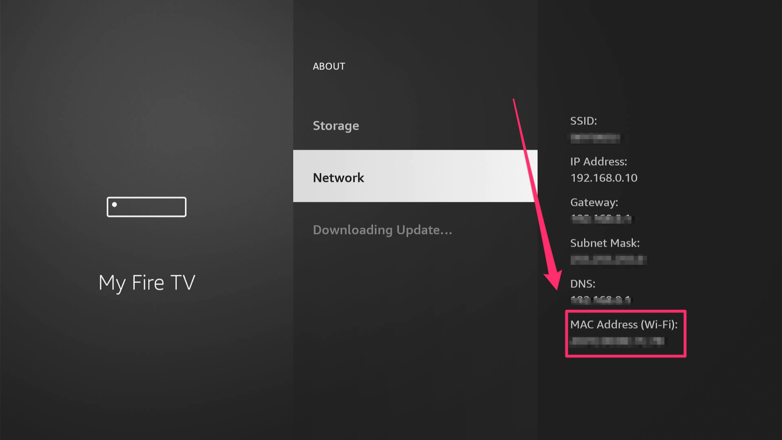 Within the ‘About’ section, you’ll see an option for ‘Network’. Select ...